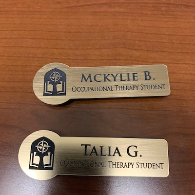 Custom Engraved Name Tags Personalized Engraved Employee - Etsy