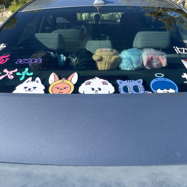 Skzoo Peeker Stickers Kpop Stickers Kpop Inspired Stickers Holographic ...