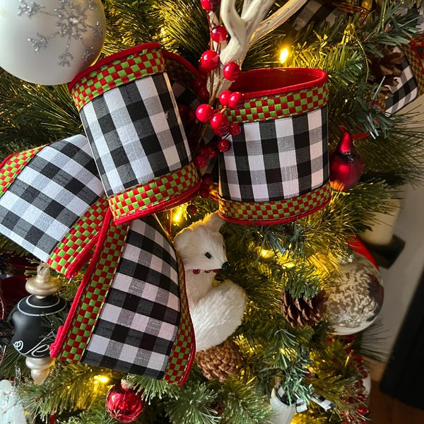 D Stevens, 10 Yards, 4 Inch Wire Ribbon, Bee Floral Ribbon, Floral ...