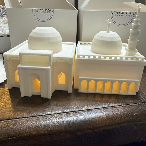 MINI Masjid Light-up Lanterns Light INCLUDED | 3D Printed Masjid An ...