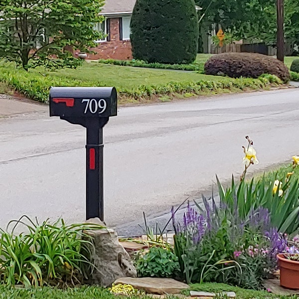 Custom Mailbox Number, Mailbox Decals, Mailbox Stickers, House Number ...