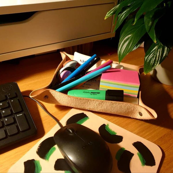 Calligraphy Blotter - Personalised Blotter - Calligraphy Leather Desk ...