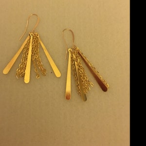 Long Tear Drop Embellishment Gold/white Gold Charms 4x37mm Set - Etsy