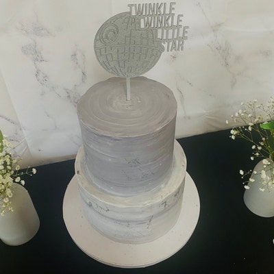Twinkle Twinkle Little Star Cake Topper Star Wars Baby Cake Topper ...