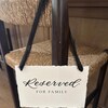 Reserved Row Sign, Wedding Reserved Sign, 5x7 Wedding Reception Sign ...