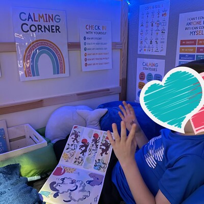 22 Calming Corner Strategies Poster Calm Down Posters - Etsy