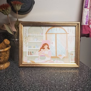 Regency Reading Witch Illustration Art Print - Etsy