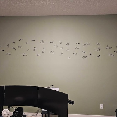 NASCAR Circuits Wall Art Complete 2019 Collection - Etsy UK