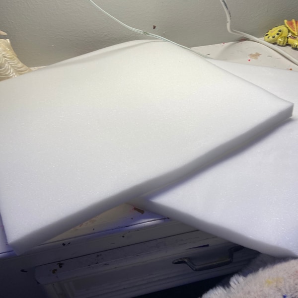Foamyfoam Custom Cut Size Varies High Density Upholstery Foam Cushion ...