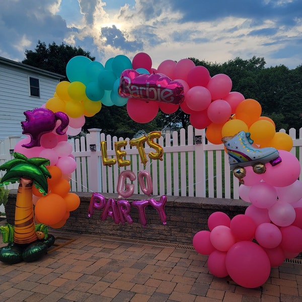 Come on Lets Go Party Malibu Bachelorette Party Decorations Balloon ...
