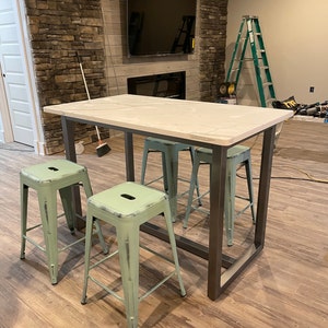 The Haven Full-frame Table Base H-shaped Leg Dining, Counter and Bar ...