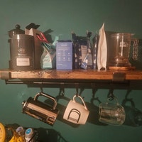 Mug Rail for Hanging Cups/utensils Available in 60/80cm to Fit Under ...