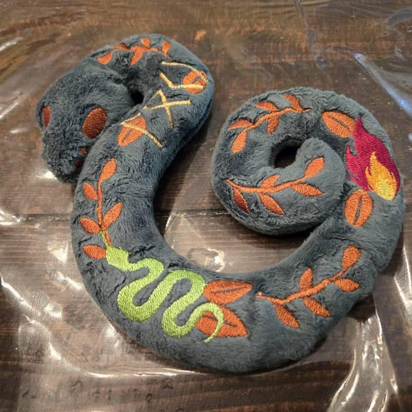 Loki Weighted Snake - Stuffed Animal - Vikings - Norse Mythology ...