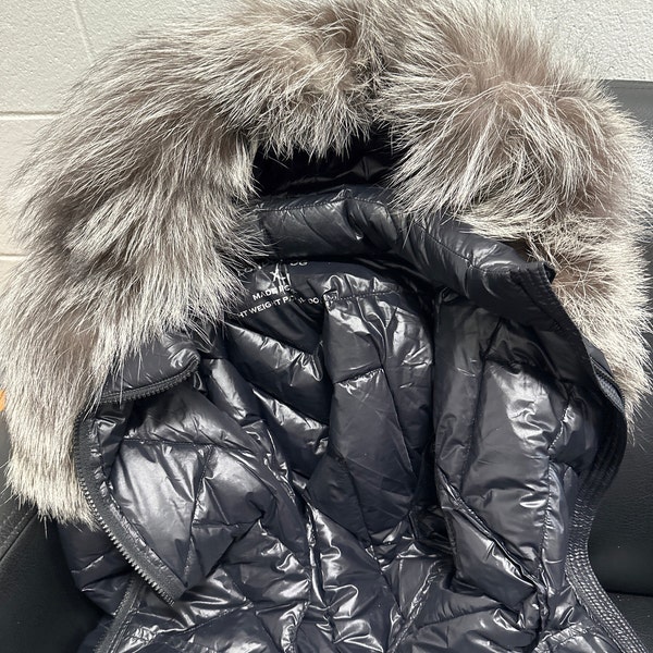 BY ORDER From Pieces! XL Large Full Finnish Silver Fox Fur Collar, Fur ...