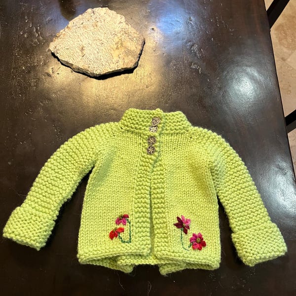 KNITTING Pattern-the Brink Sweater (2, 3/4, 5/6, 7/8, 9/10, 11/12, S, M ...