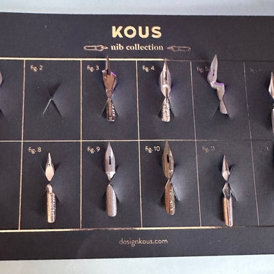 Walnut Shimmer Red Calligraphy Ink Calligraphy Kit Handmade Calligraphy ...