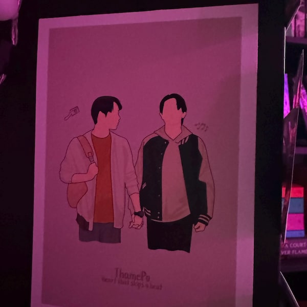 Last Twilight - BL Fanart Print | Jimmy Sea X Mhok Day | Thai Bl Merch ...
