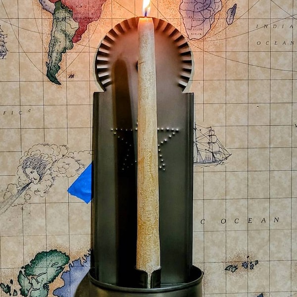 The Virginia Sconce - Antique Tin Finish - Tin Sconce - Lighting ...