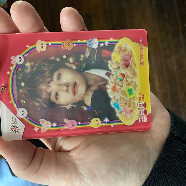 Stray Kids Chk Chk Boom Bias Keychain, Kpop Idol Photocard Holder With ...