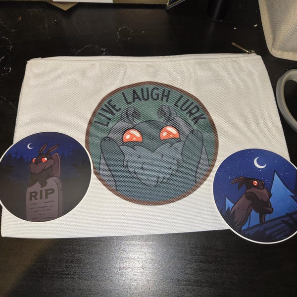 Mothman Magnets! || Cute Cryptid Mothman Magnet Set || Boba Mothman ...