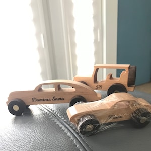 Choose Your Personalized Car Design, Wooden Toys, Baby Boy Gift, Name ...