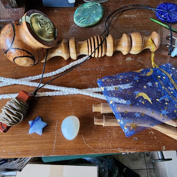 Witchy Pagan Triple Moon Phase Goddess Tobacco Pipe for Smoking / Wicca ...