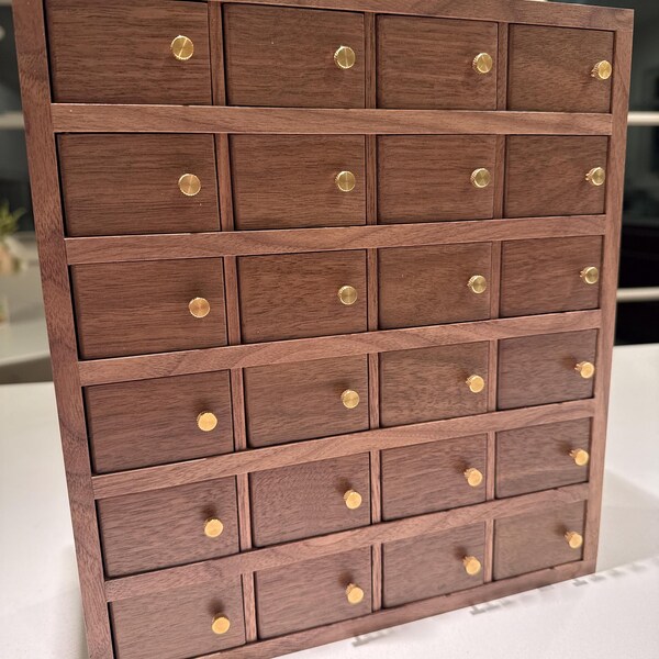 6-drawer Custom Shaker Style Jewelry Box With Necklace Hooks, Jewelry ...