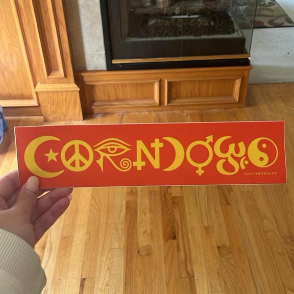 Corndogs Bumper Sticker - Etsy