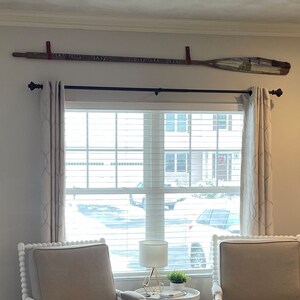 Leather Vertical Paddle Display Hanger, Canoe Row Hook, Wall Hanging ...