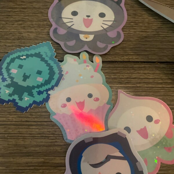 Overwatch Pachimari Pixel Waterproof Holographic Vinyl Sticker Decal - Etsy