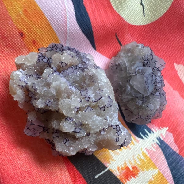 Extremely Rare Purple and Pink Gobi Eye Agate Palmstone! Colorful Gobi ...