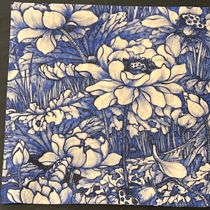 4 Decoupage Paper Napkin of Red Robin & Poppy - Etsy