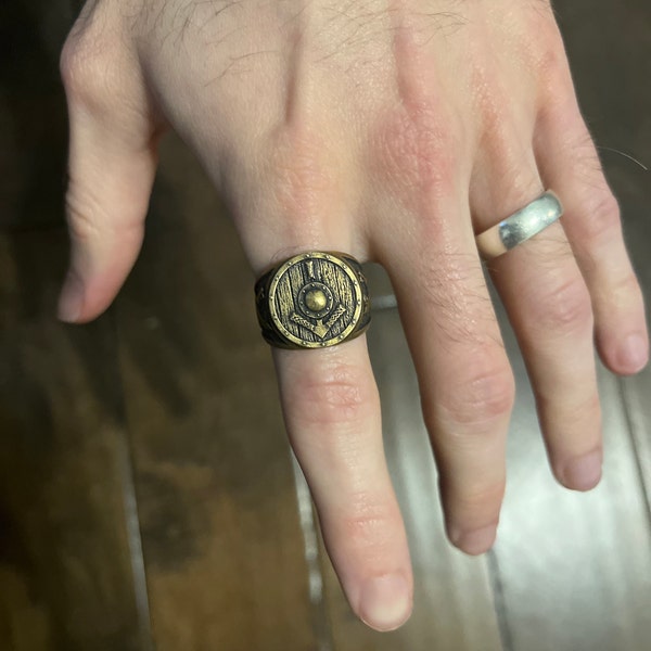 Nordic Signet Viking Shield Ring Tiwaz Rune Norse Pagan Jewelry - Etsy