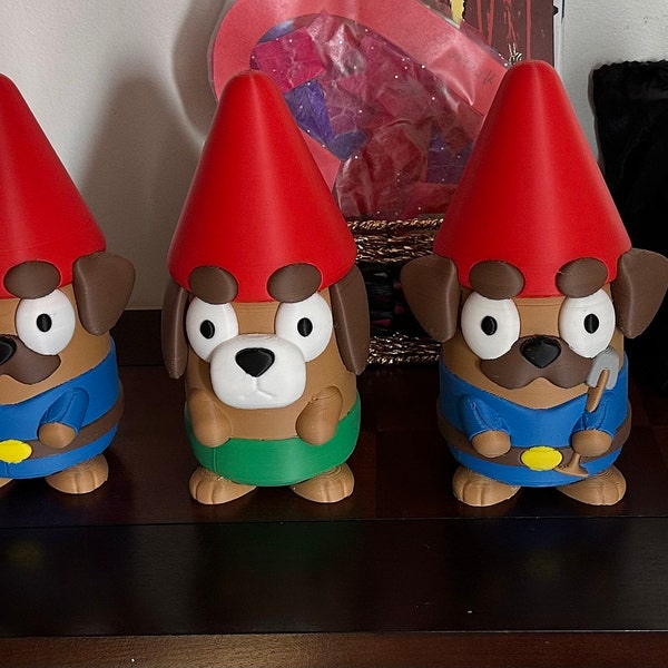 Gerald & Hecuba Gnome Figurines From Bluey TV Show - Etsy