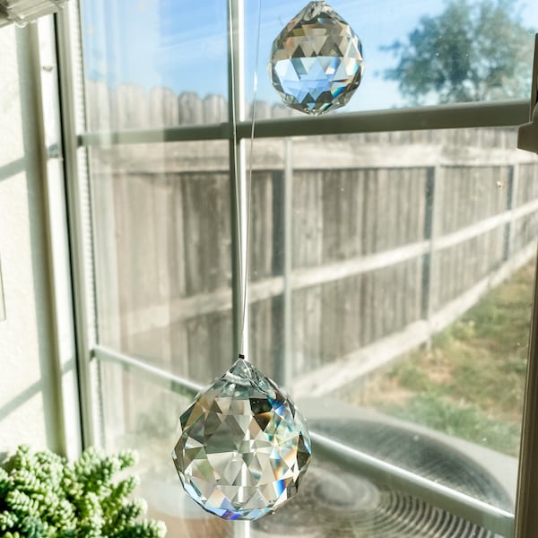 Prism Crystal Suncatcher, Rainbow Maker Window Decoration - Etsy