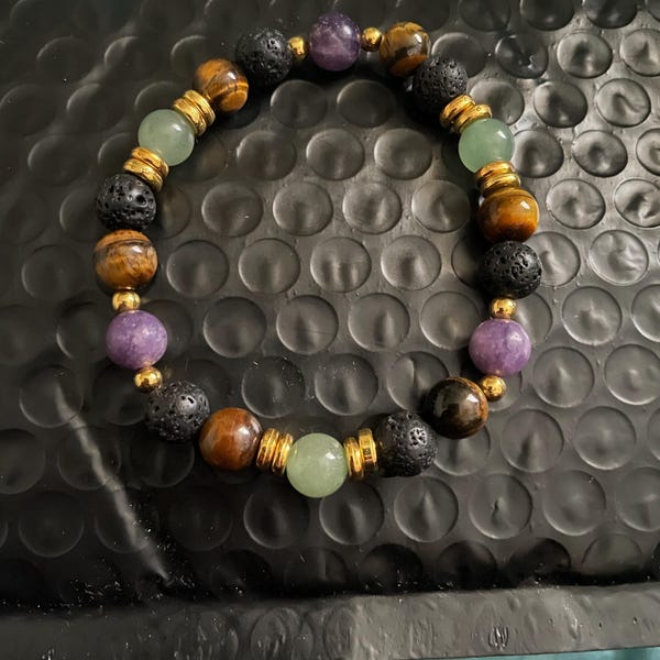 Lute - Hazbin Hotel - Real Crystal Bead Bracelet - Etsy