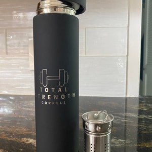 CUSTOM WATER BOTTLE Company Logo Tumbler Business Logo - Etsy