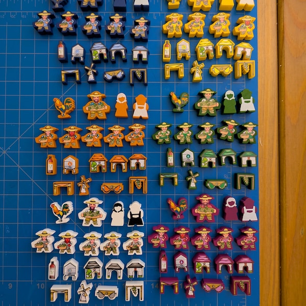 LORDS of WATERDEEP Meeples Upgrade Kit Stickers + Free Scoundrels of Skullport • Decals Kit ...