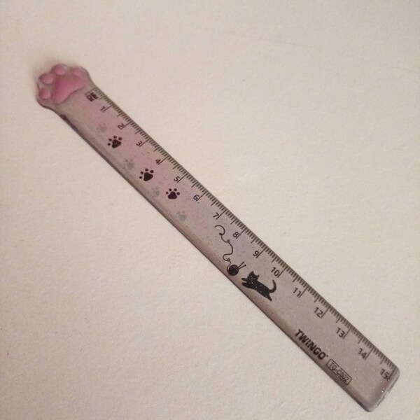 Cat Paw Ruler, Animal Ruler, Cute Ruler, Kawaii Stationery, Plastic ...