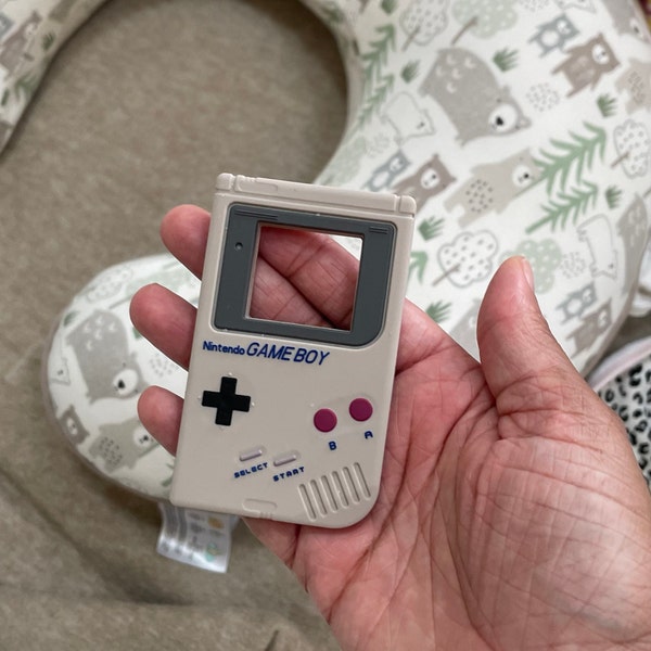 Gameboy Teether | Nintendo | 3 Colours | Gameboy | Silicone Teething ...