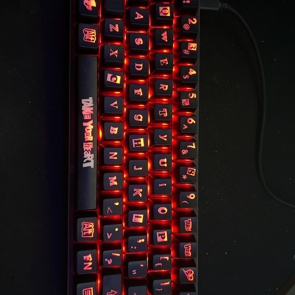 Sonic the Hedgehog Characters Backlit Keycap Pack | Mechanical Keyboard ...