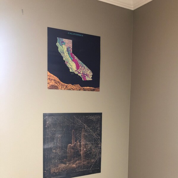 Rainbow Mountain + Geologic Map of Peru (18x24/gloss) - Etsy