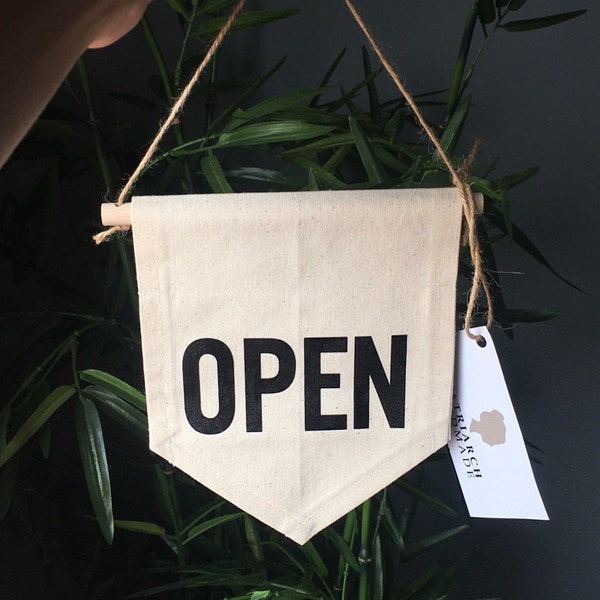 Handmade Double-sided Open/closed Sign - Open Sign - Handmade Custom ...
