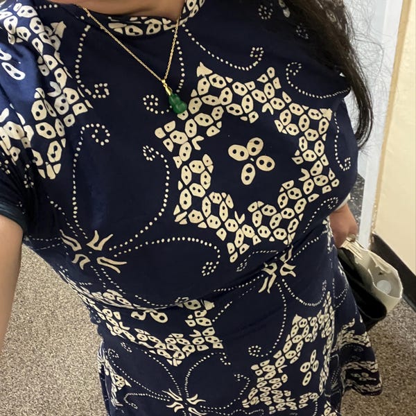Parasol Motif Batik Cheongsam Dress - Etsy