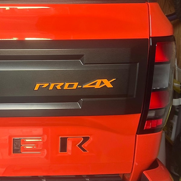 Nissan Frontier Prox Tailgate Emblem Decal Overlay 2022 2023 2024 2025 ...