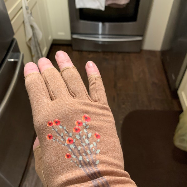 Cancer Zodiac Fingerless Gloves for Arthritis - Arthritis Gloves With ...