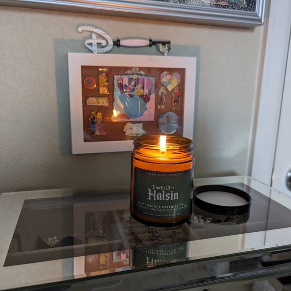 HALSIN Inspired Candle - BG3 - 8 Oz Hand Poured Soy Blend Wax - Nerdy ...