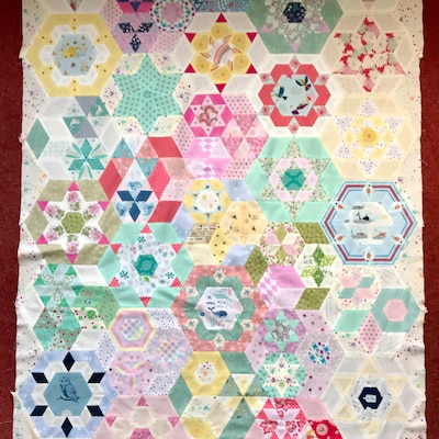 Kismet Kiss Quilt PDF Patchwork Quilt Pattern Hand Piecing - Etsy