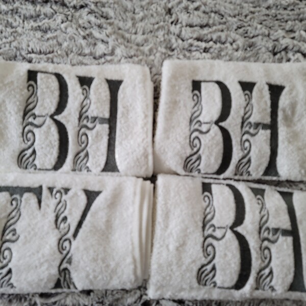 Large Machine Embroidery Monogram Letter B | Elegant Embroidery Letter ...