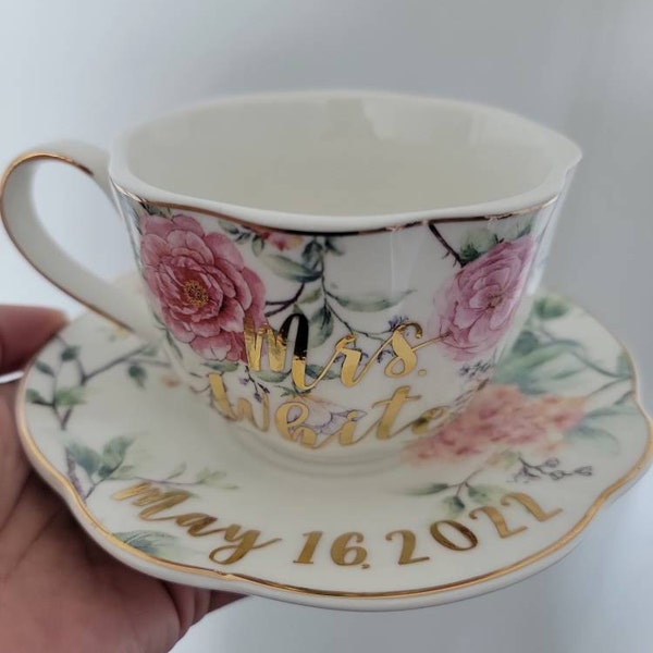 Tea Cup | Personalized Tea Cups | Custom Tea Cup | Tea Lover Gift ...